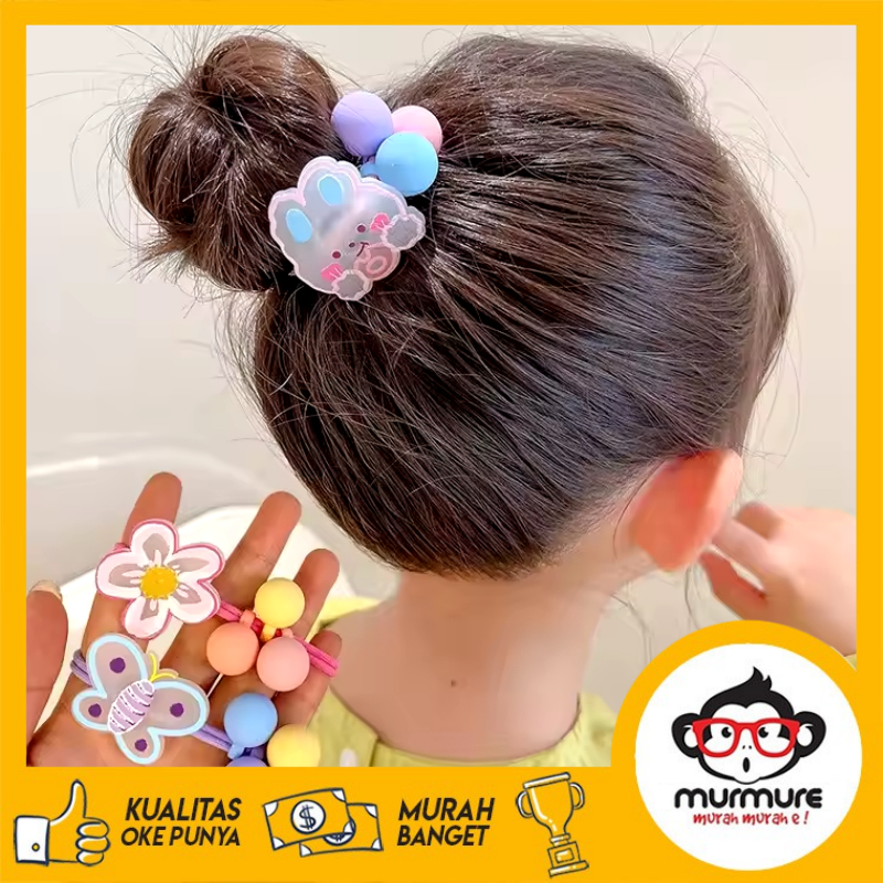Jual MURMURE I IKATAN RAMBUT KOREA KARAKTER KUNCIRAN RAMBUT ANAK KARET ...