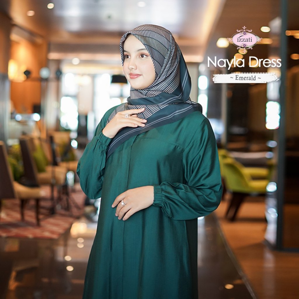 Jual Gamis Emerald Green Terbaru Polos Series | Shopee Indonesia