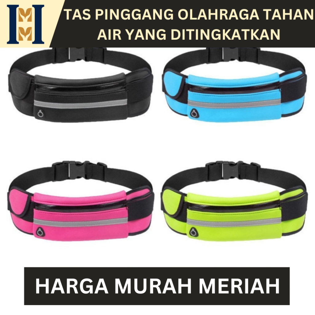 Jual Tas Pinggang Sport Sepeda Lari Olahraga Waterproff (Anti Air ...
