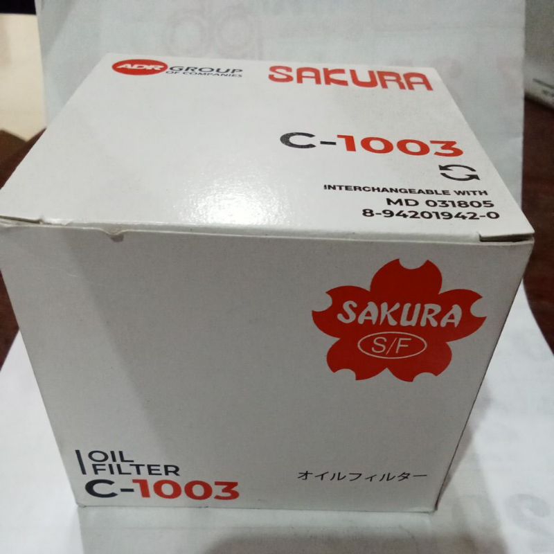 Jual FILTER OLI L300 BS C1003 SAKURA | Shopee Indonesia