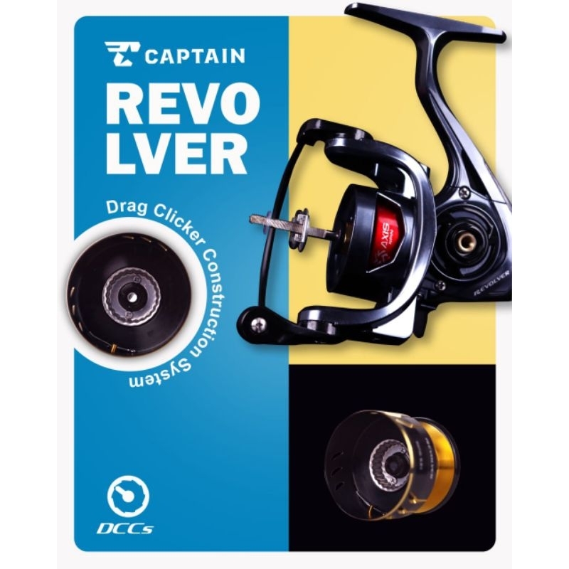 Jual REEL CAPTAIN REVOLVER 2000PH | Shopee Indonesia