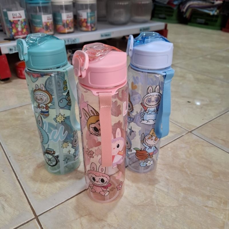 Jual Botol minum anak sedotan/Botol karakter labubu | Shopee Indonesia