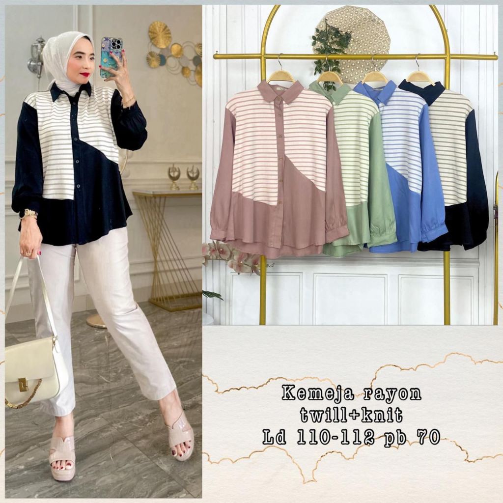 Jual IS MEE | Kemeja Blouse Wanita Premium | Kemeja Wanita Premium ...