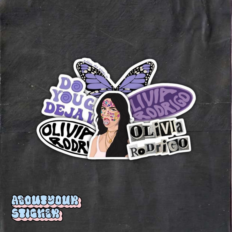 Jual STICKER PACK OLIVIA RODRIGO isi 6pcs | Shopee Indonesia