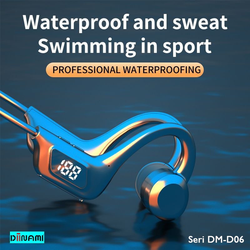 Jual DIINAMI LCD Wireless DM-D06 Bone Conduction Earphone Headset ...