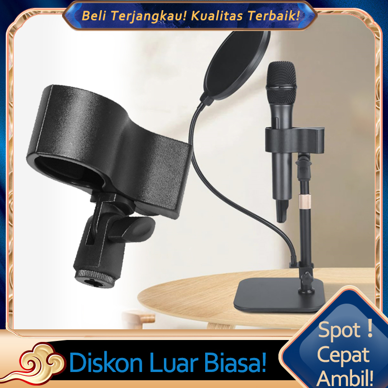 Jual Holder Mic Wireless/Mic holder universal large size Mikrofon ...