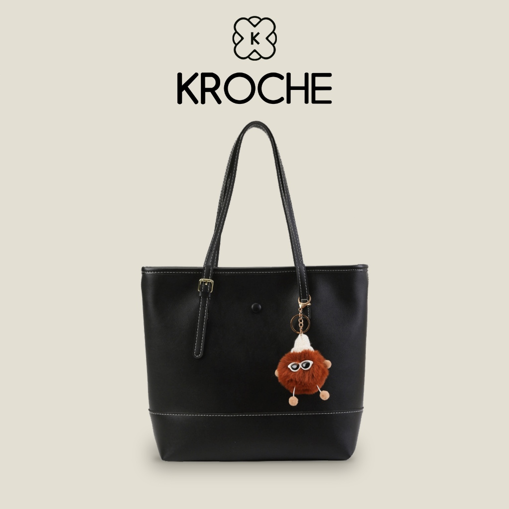 Jual Kroche - [Free Gantungan] Totebag Wanita Shoulder Bag Tas Wanita ...