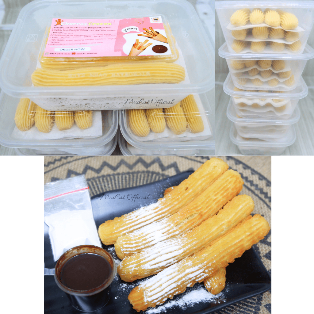 Jual Churros Frozen - Churros Original - 1 box isi 12pcs+Saus Cokelat ...