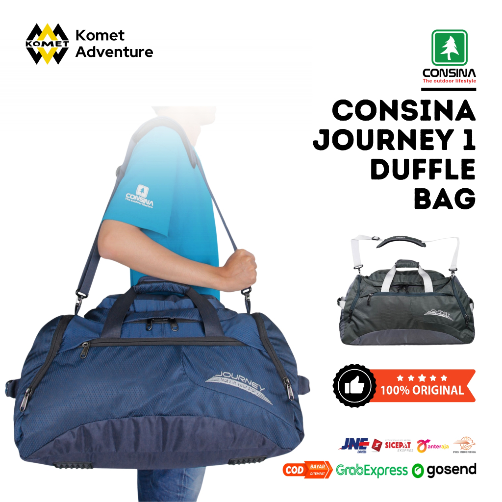 Jual CONSINA JOURNEY - DUFFEL BAG - TRAVEL BAG | Travel Bag-Duffle Bag ...