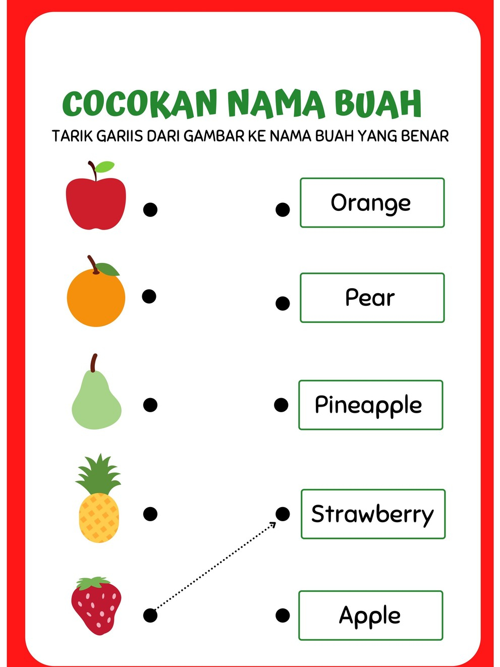 Jual Hard Copy Worksheet Mengenal Buah dan Sayur vol 8 | Shopee Indonesia