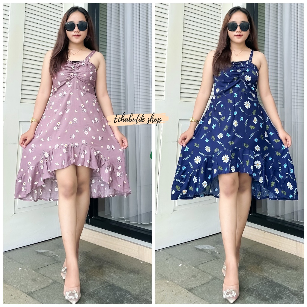 Jual Midi Dress Bunga Bali | Shopee Indonesia