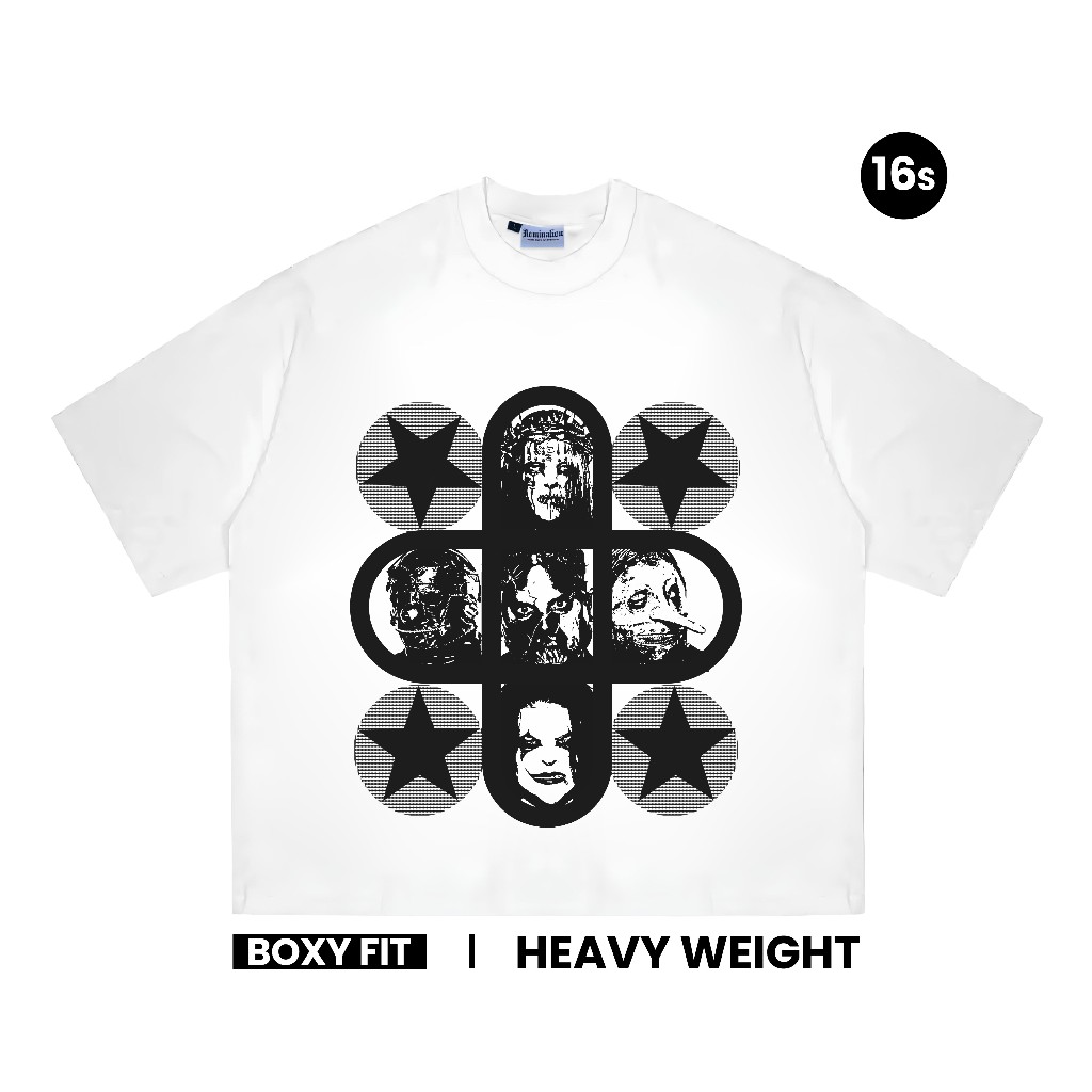 Jual Domination Labs Boxy T-shirt 16s Oversized Kaos Heavyweight Wicked | Shopee Indonesia