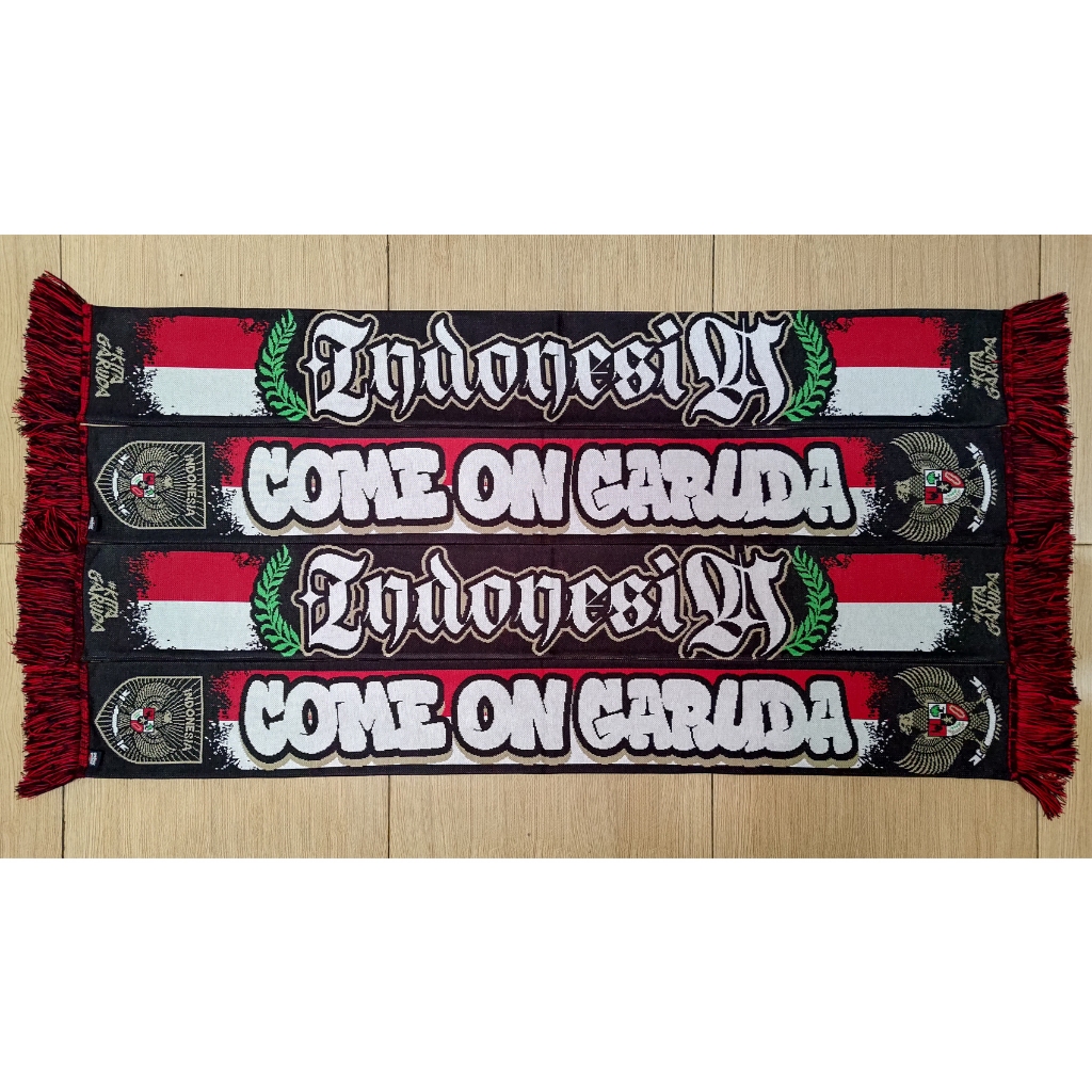 Jual Pabrikradjoet syal scarf timnas indonesia syal indonesia come on ...