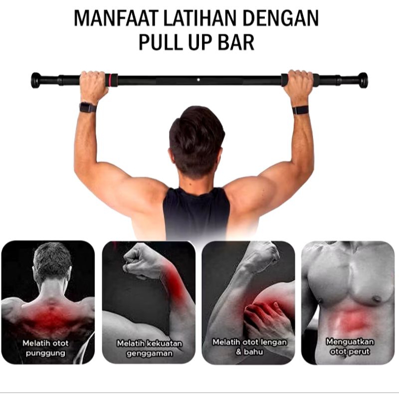 Jual PULL UP BAR DINDING DOOR CHINNING ALAT PULL UP DINDING PINTU ...