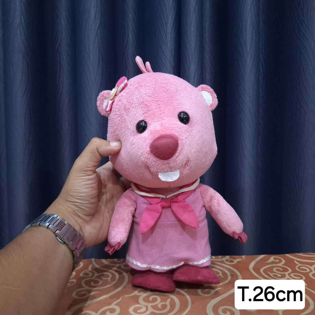 Jual Boneka Berang Beaver Loopy Teman Pororo Original Brand Pudar ...