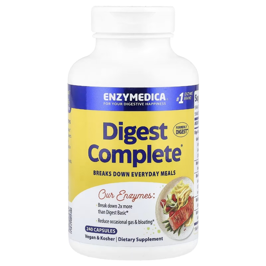 Jual Enzymedica, Digest, Complete Enzyme Formula, 240 Capsules | Shopee ...