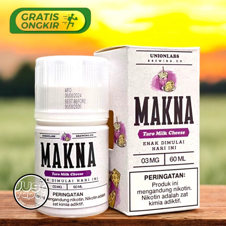 Jual [FREEBASE] LIQUID MAKNA TARO MILK CHEESE 60ML by UNION LABS ...