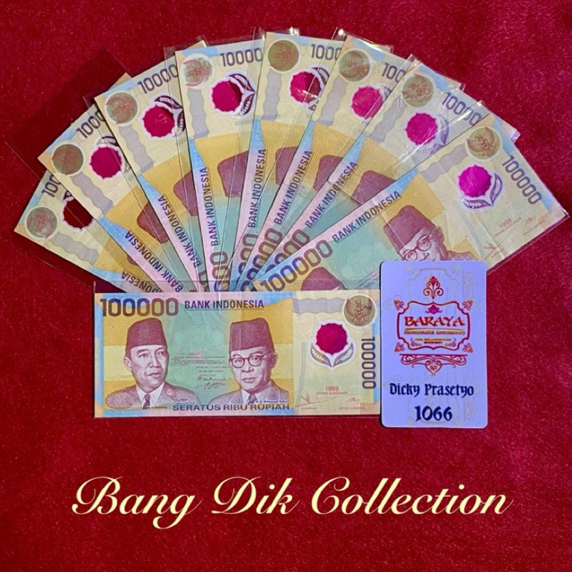 Jual KUNO INDONESIA 100 RIBU RUPIAH POLYMER 1999 | Shopee Indonesia