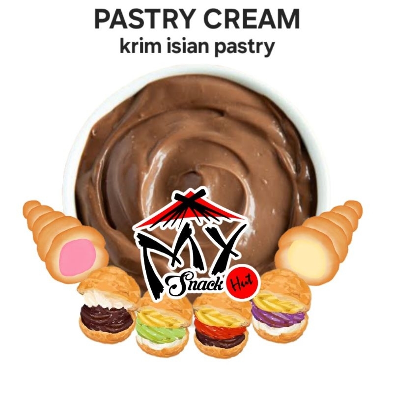 Jual CREAMFIL 250GR PASTRY CREAM CREME PATISSIERE KRIM FILLING FILING ...