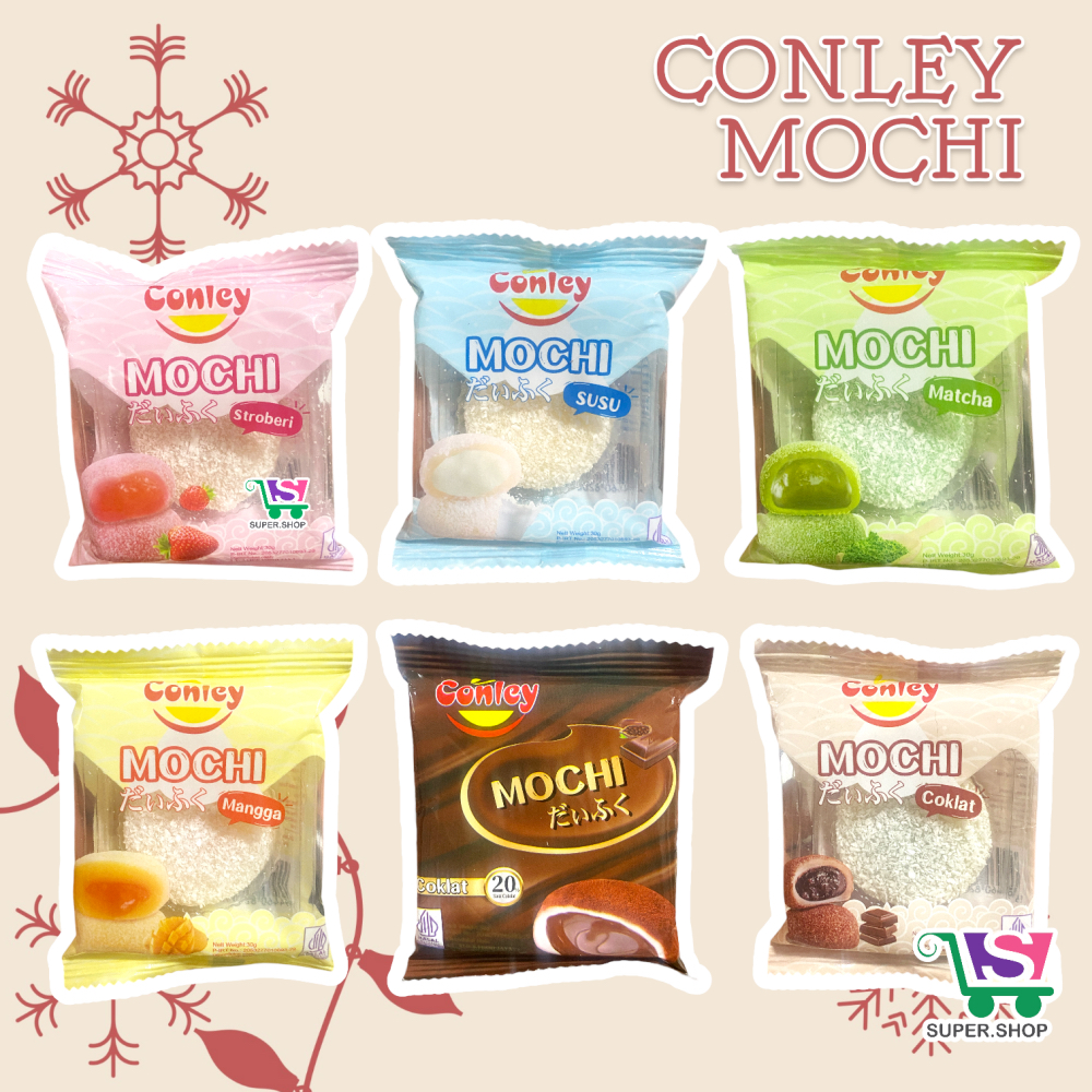 Jual Conley Mochi Aneka Rasa 30 Gram MOCHI VIRAL ! | Shopee Indonesia