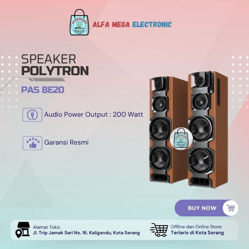 Jual Speaker Polytron PAS 8E20 | Shopee Indonesia