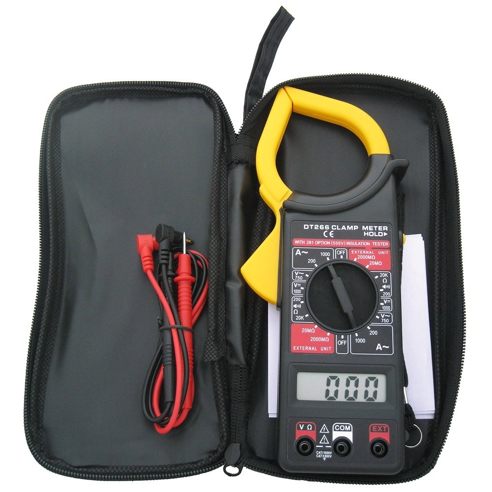 Jual Digital Clamp Multimeter DT266 Tang Ampere / Arus Ohm Volt Meter ...