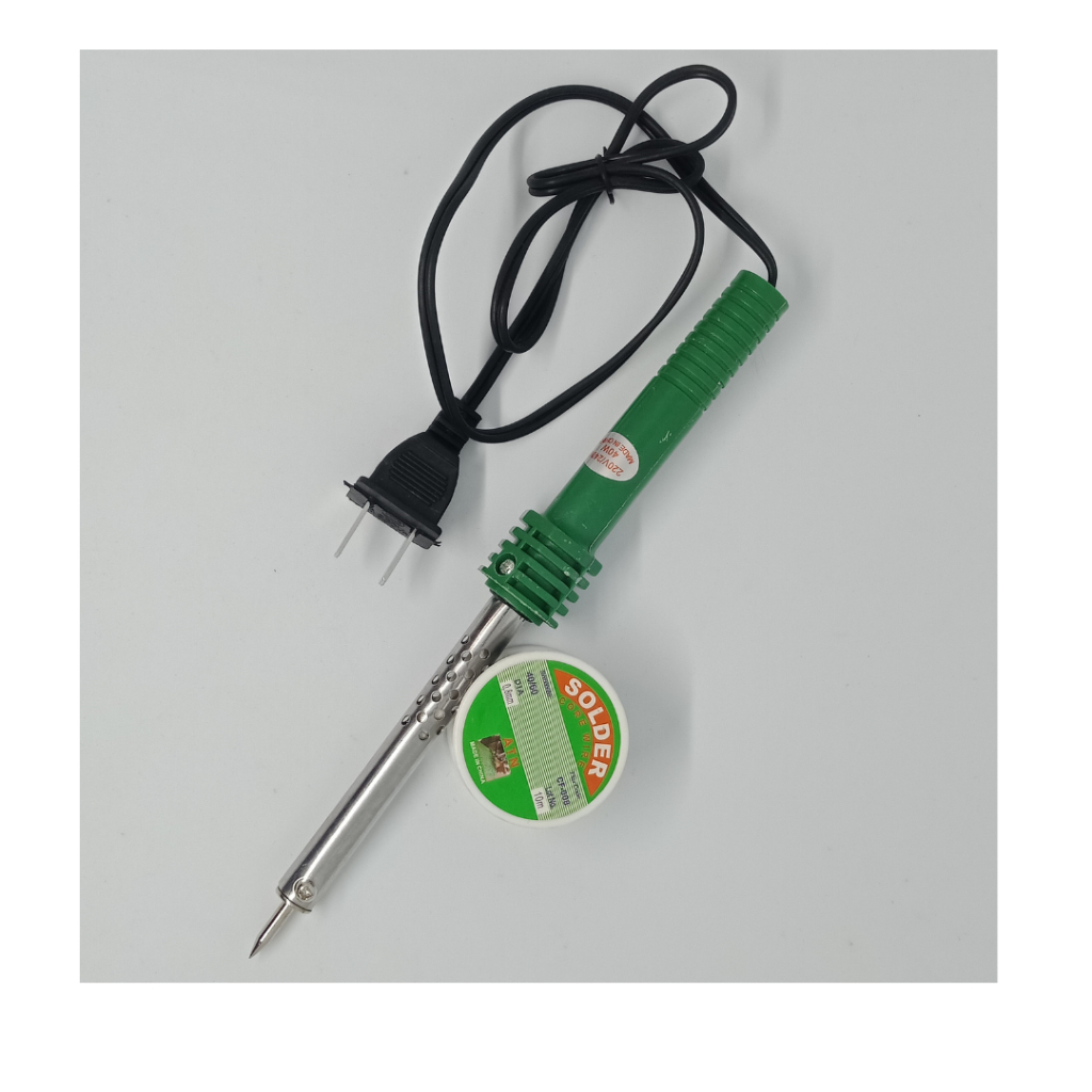 Jual Solder + Timah 10m 1 Set Solder 40W Gagang Plastic Dan Timah ...