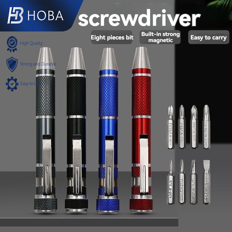 Jual 8 In 1 Pocket Precision Mini Screwdriver Pen Multifungsi Perbaikan ...