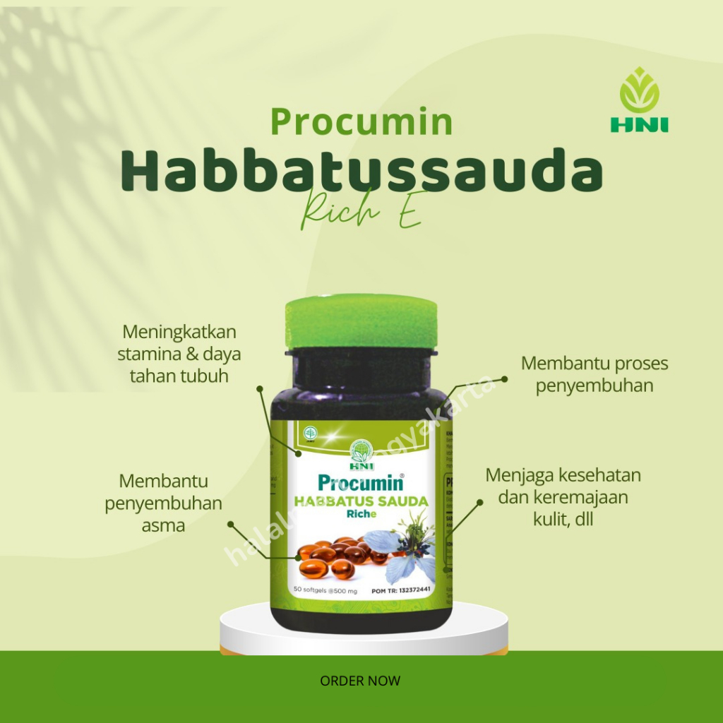 Jual MENINGKATKAN STAMINA DAN DAYA TAHAN TUBUH- PROCUMIN HABBATUSSAUDA ...