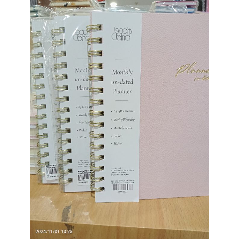 Jual Book&Bind( Nb Ring monthly undated planner A5 ) | Shopee Indonesia