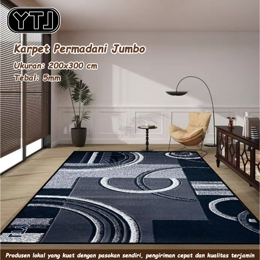 Jual YTJ Karpet Permadani Ruang Tamu Uk 200x300cm Modern / motif ...