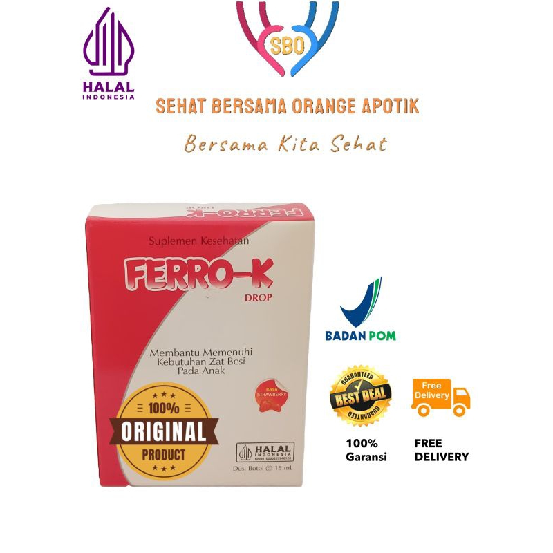 Jual Ferro K Drop 15 mL - Kebutuhan Zat Besi | Shopee Indonesia