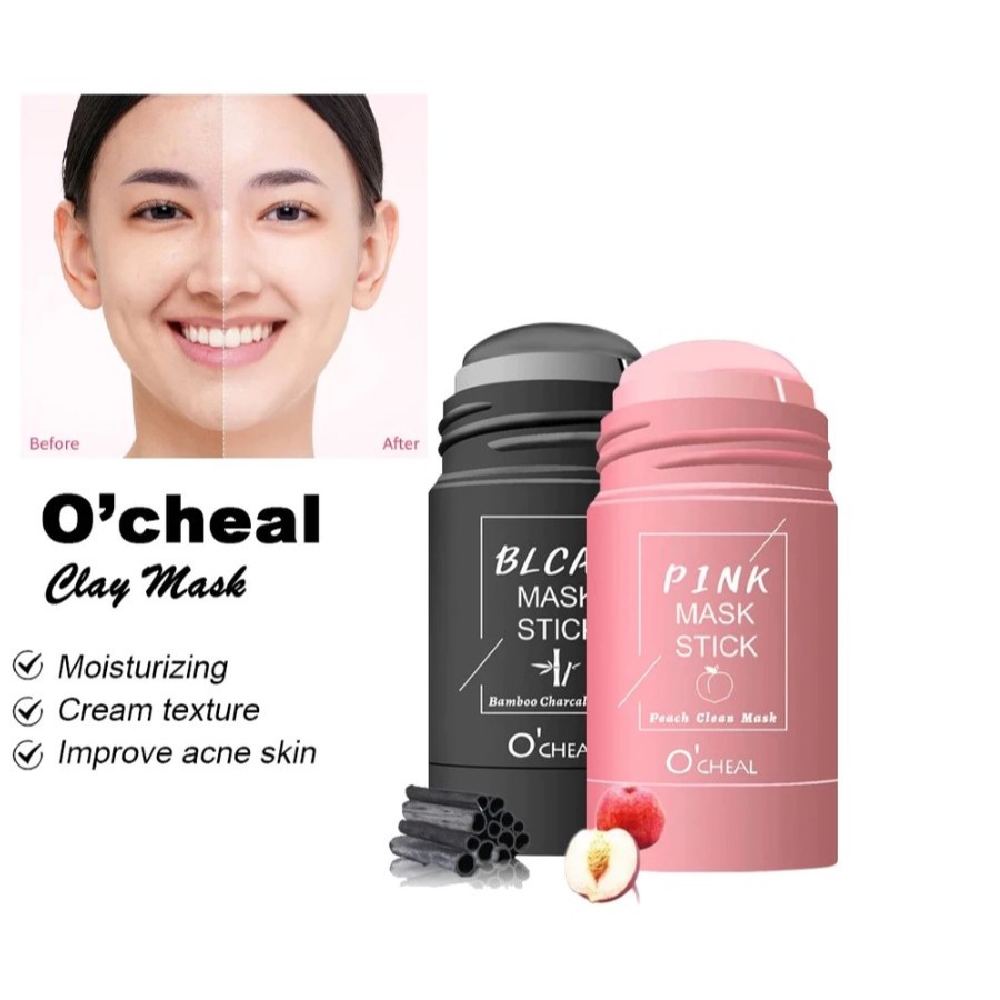 Jual Lagi viral !!! O'CHEAL Stick Mask Masker Stick Green Tea | Shopee ...