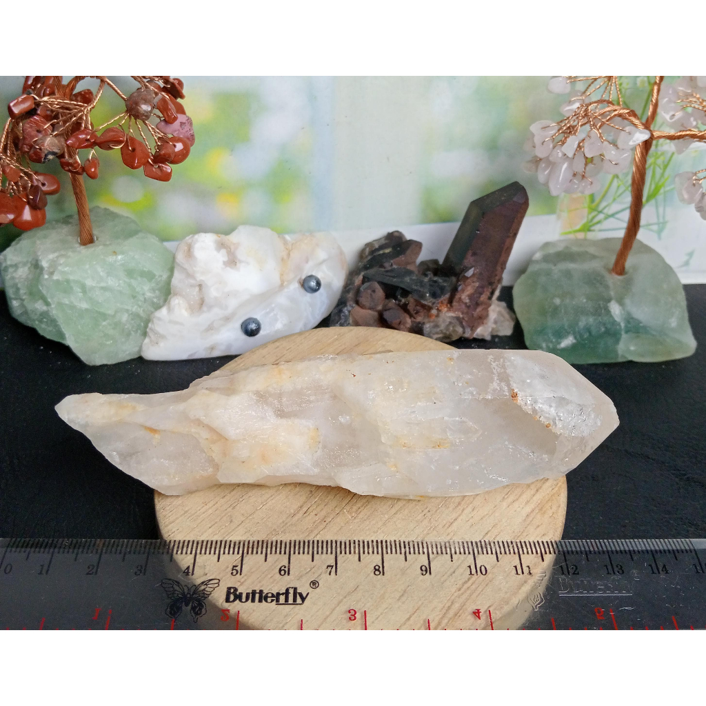 Jual Batu Natural Clear Quartz apple Long Pointer (1) | Shopee Indonesia