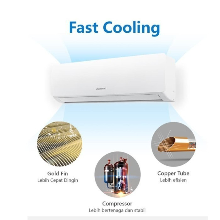 Jual KHUSUS INSTANT Changhong CSC-09NVC4 AC Split 1 PK Turbo Cooling . Baru & Bergaransi ...