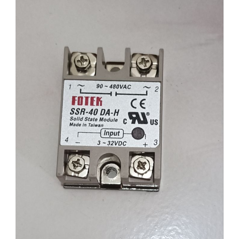 Jual FOTEK SSR 40DAH SOLID STATE RELAY INPUT DC OUTPUT AC | Shopee Indonesia