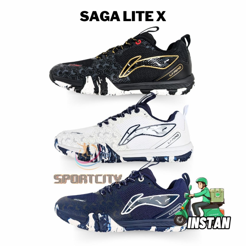 Jual Sepatu Badminton LINING SAGA LITE X VIII VII VI saga lite 10 8 7 6 ...