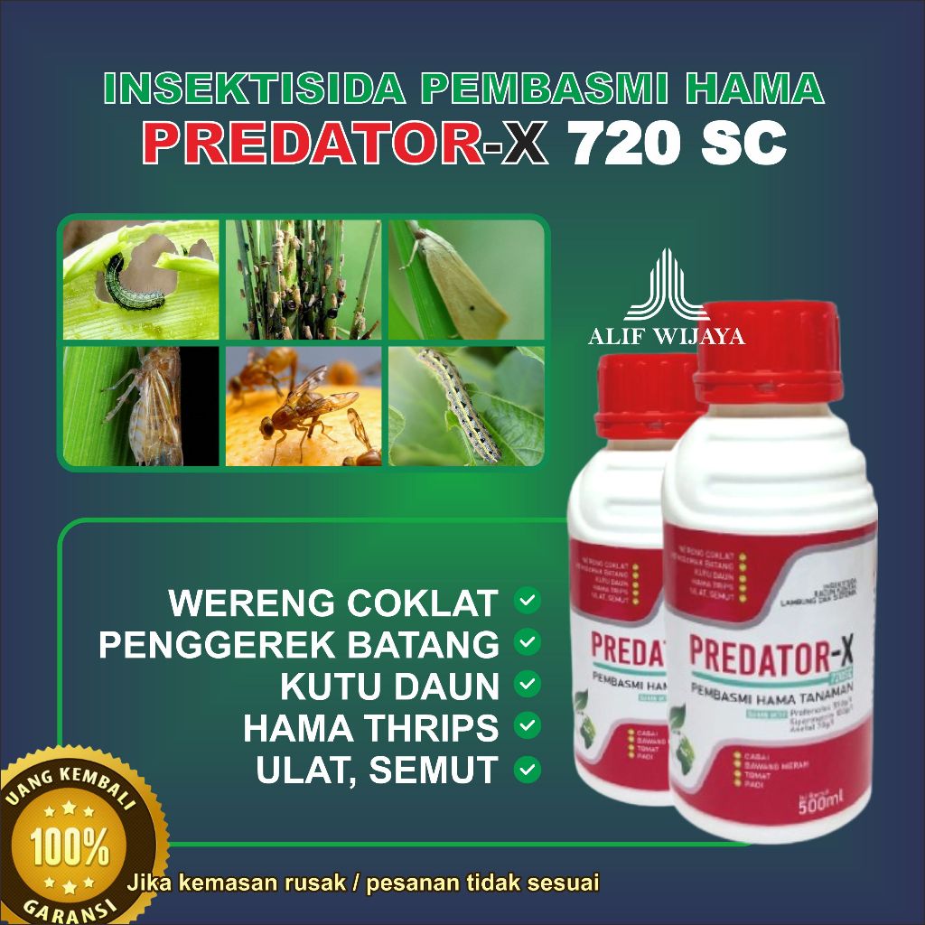 Jual PREDATOR-X 720SC 500ML - Insektisida Profenofos/Sipermetrin/Asefat ...