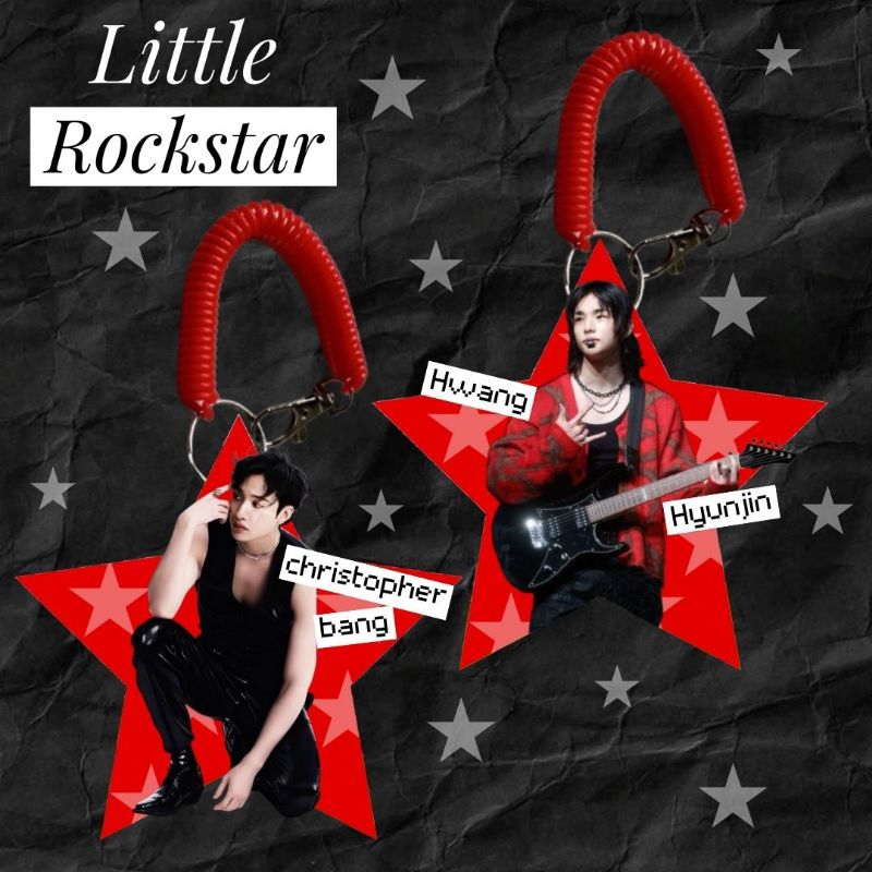 Jual [PRE-ORDER] LITTLE ROCKSTAR KEYCHAIN STRAYKIDS SKZ HYUNJIN ...