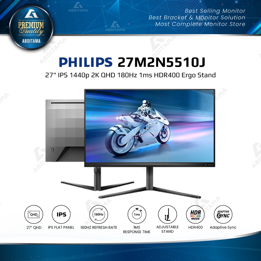 Jual Monitor LED PHILIPS EVNIA 5000 27M2N5510J 27" IPS 1440p QHD 2K ...