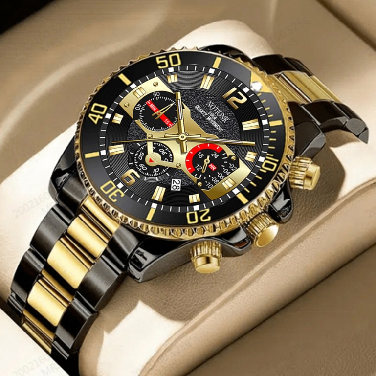 Jual HARGA TERBAIK Jam Tangan Pria Bisnis Mewah Dial Bisa Diputar New ...