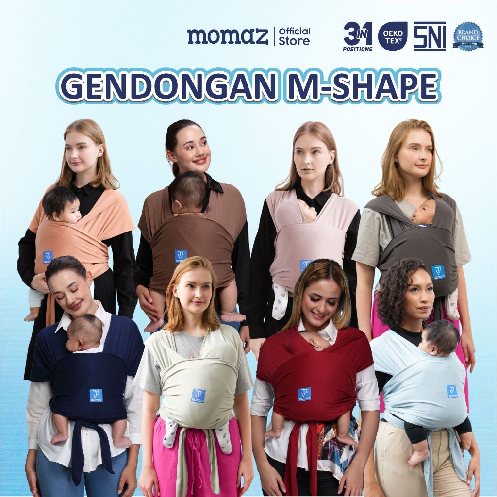 Jual Momaz Gendongan M shape - Gendongan Bayi - Gendongan Bayi Newborn ...