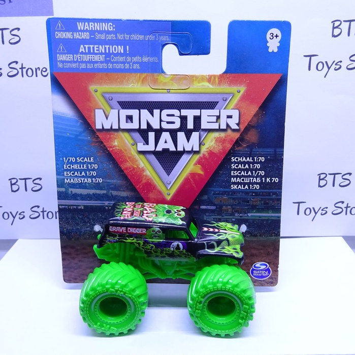 Jual Monster Jam Spin Master Grave Digger Ban Hijau | Shopee Indonesia