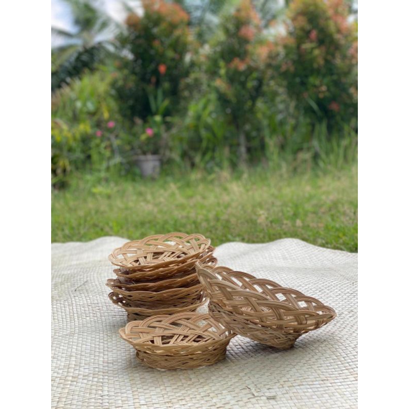 Jual Anyaman Lidi Keranjang Buah (UKURAN SEDANG) | Shopee Indonesia