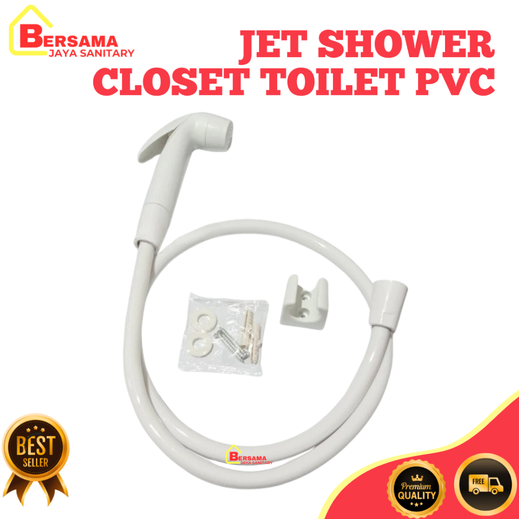 Jual Jet Shower Kloset Toilet Closet Cebok WC Semprotan Duduk Kamar Mandi Kamar Mandi | Shopee ...