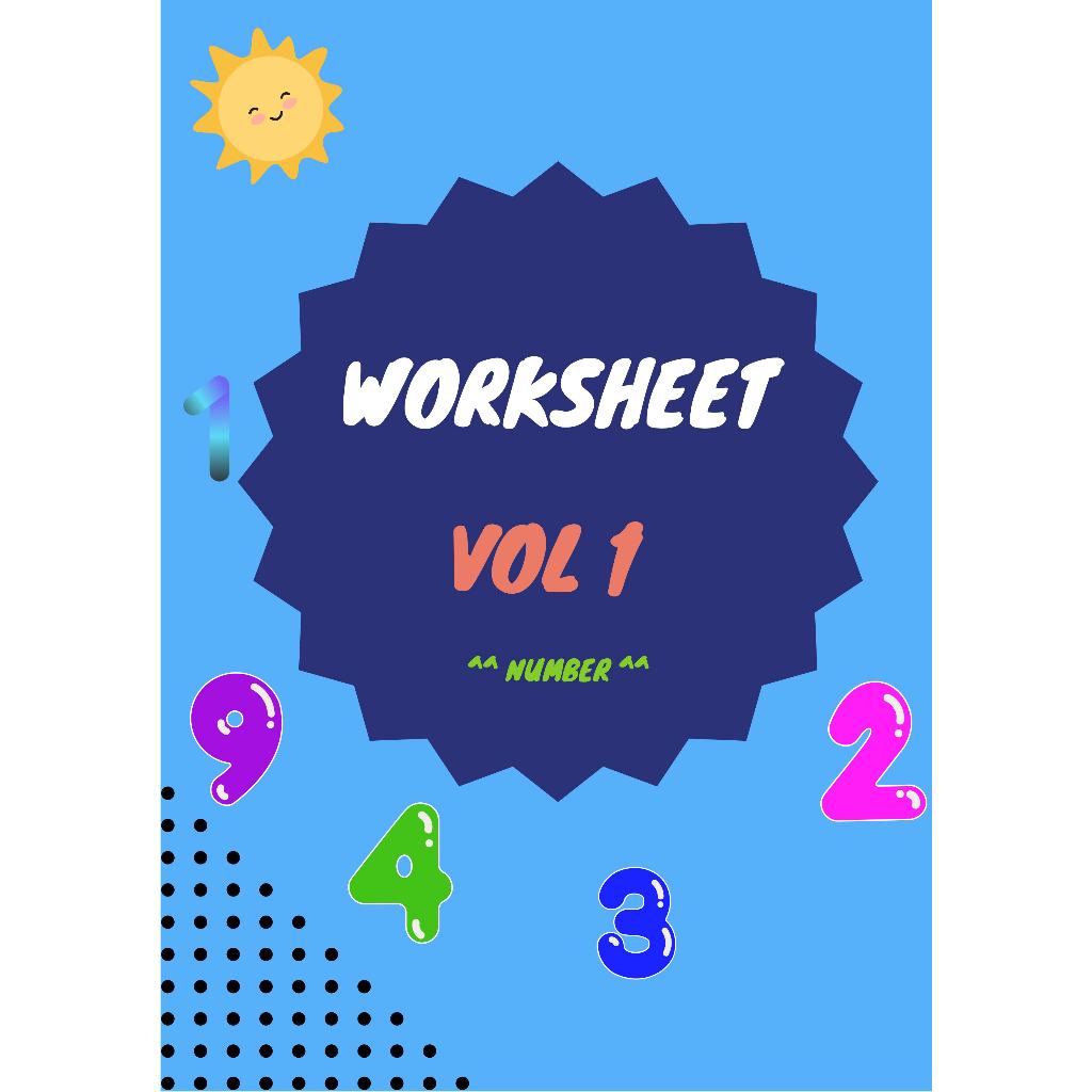 Jual Hard Copy Worksheet Mengenal Angka vol 1 | Shopee Indonesia