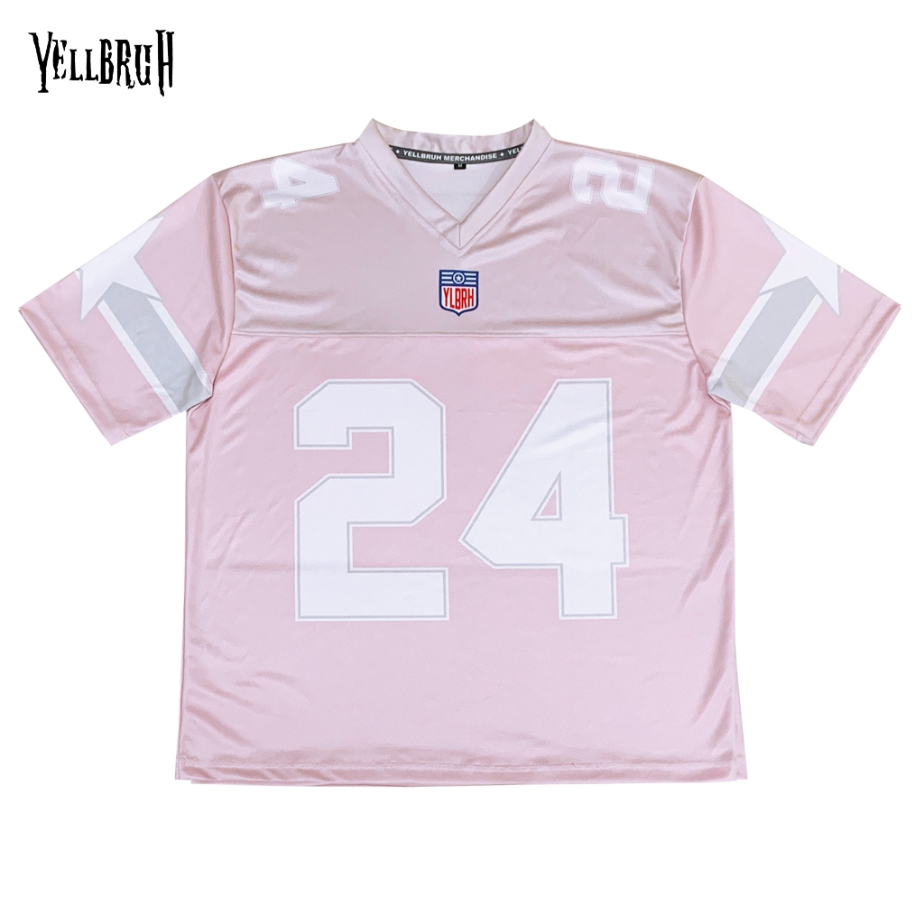 Jual Jersey Oversize Warna Pink Cute Number 24 Jersey Wanita Cewek ...