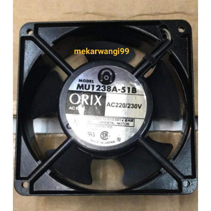 Jual Fan Orix 12cm AC 220V MU1238A-51B Made in Japan | Shopee Indonesia