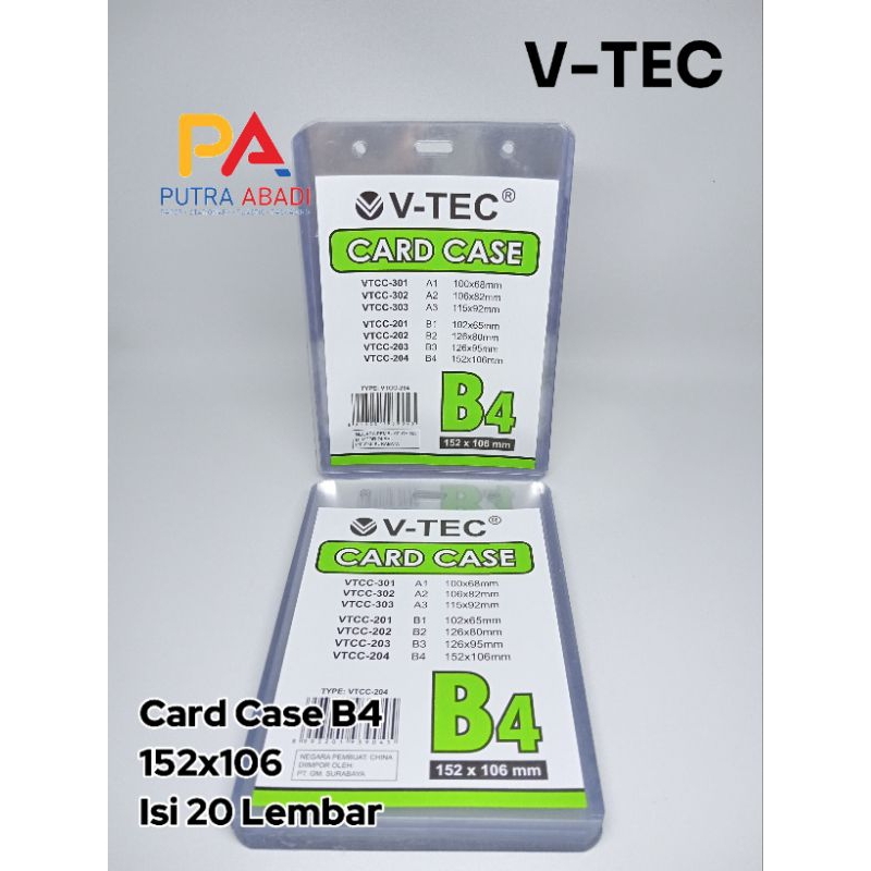 Jual ID Card Mika V-tec B4 152x106mm Name Tag V-tec B4 Isi 20 Lembar | Shopee Indonesia