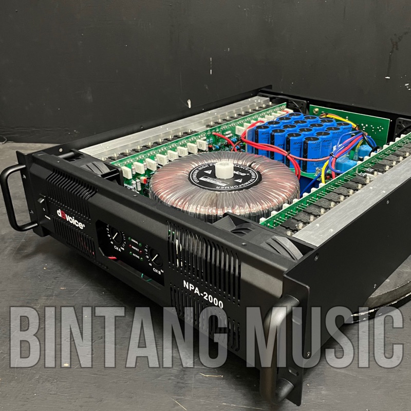 Jual power amplifier dbvoice firstclass npa 2000 original power 2 channel db voice NPA2000 class ...